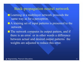 Artificial neural networks: Supervised learning | PPTX