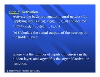 Artificial neural networks: Supervised learning | PPTX