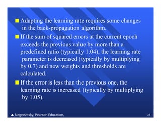 Artificial neural networks: Supervised learning | PPTX