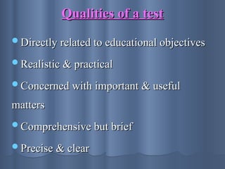 lecture 7. measuring outcomes student evaluation.ppt