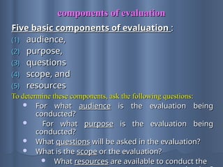 lecture 7. measuring outcomes student evaluation.ppt