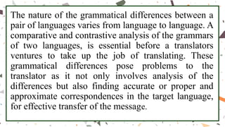 Lecture 7.pptʼtypes of translation .and translation problems | PPTX