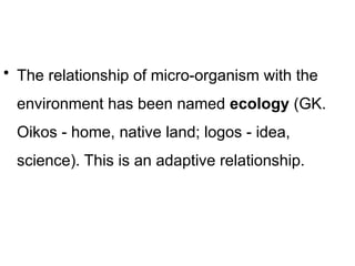 Ecology of microorganisms. Microflora of the water, soil and air ...