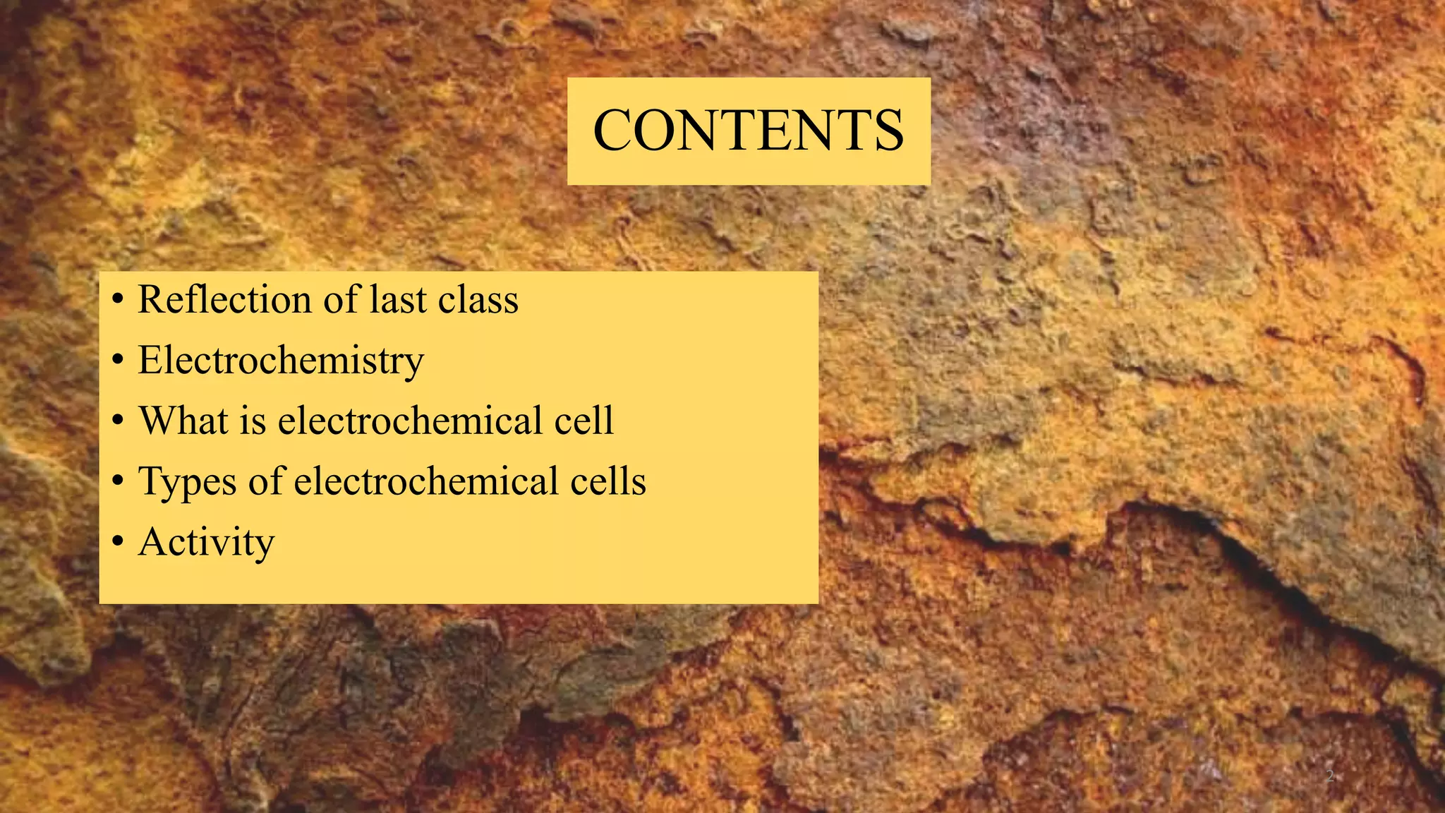 Types of Electrochemical Cells | PPTX