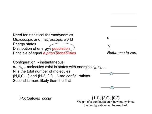 Lecture 7 8 statistical thermodynamics - introduction | PDF