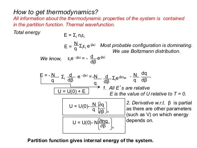 Lecture 7 8 statistical thermodynamics - introduction