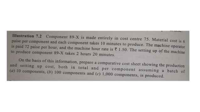 Lecture 7 - Batch Costing.pptx. with proper information about the | PPT