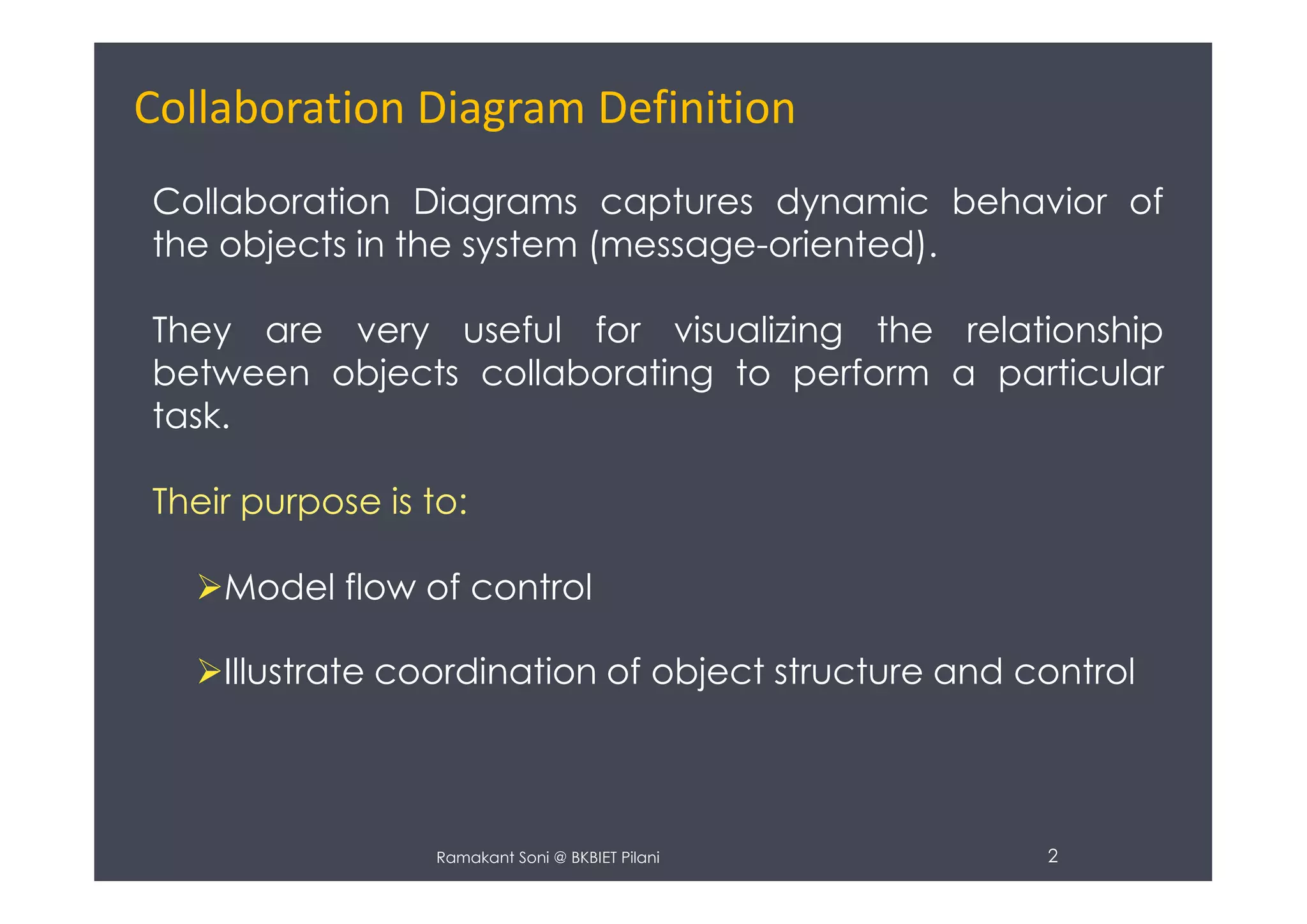 Collaboration diagram- UML diagram | PDF | Programming Languages ...