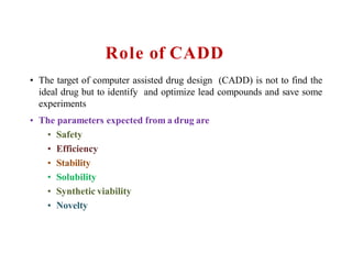 Lecture 7 computer aided drug design | PDF