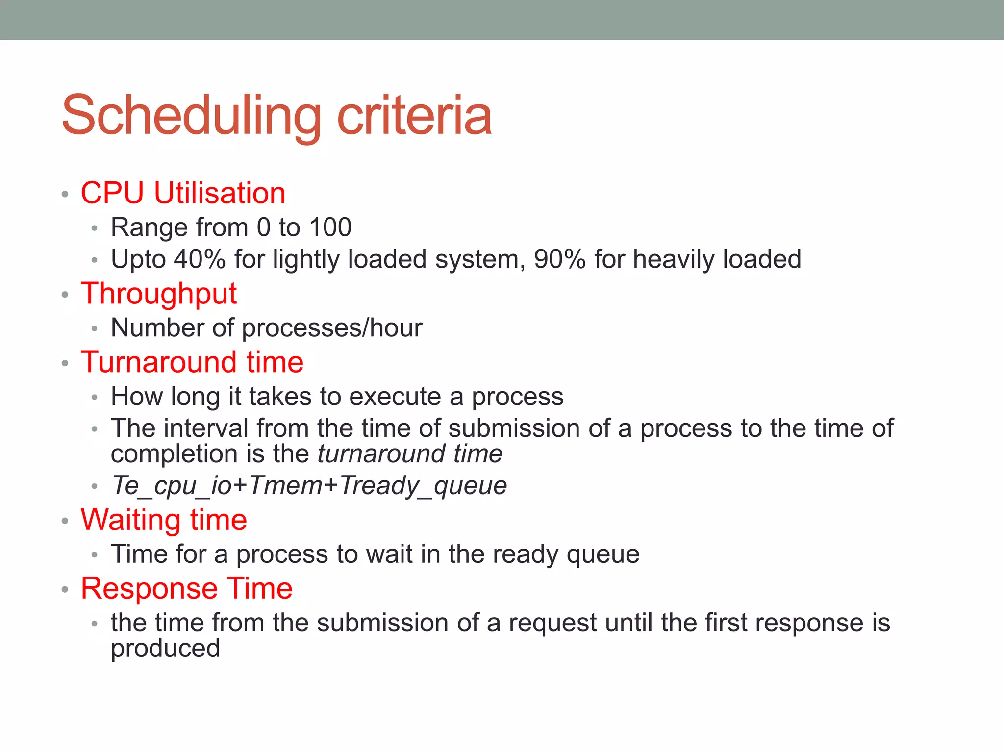Lecture 7 cpu scheduling | PPTX