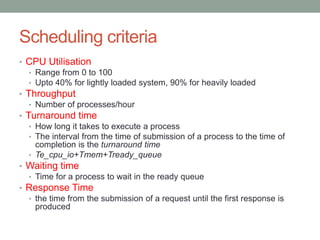 Lecture 7 cpu scheduling | PPTX