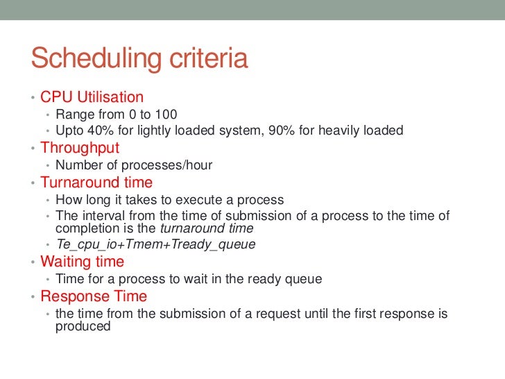 Lecture 7 Cpu Scheduling