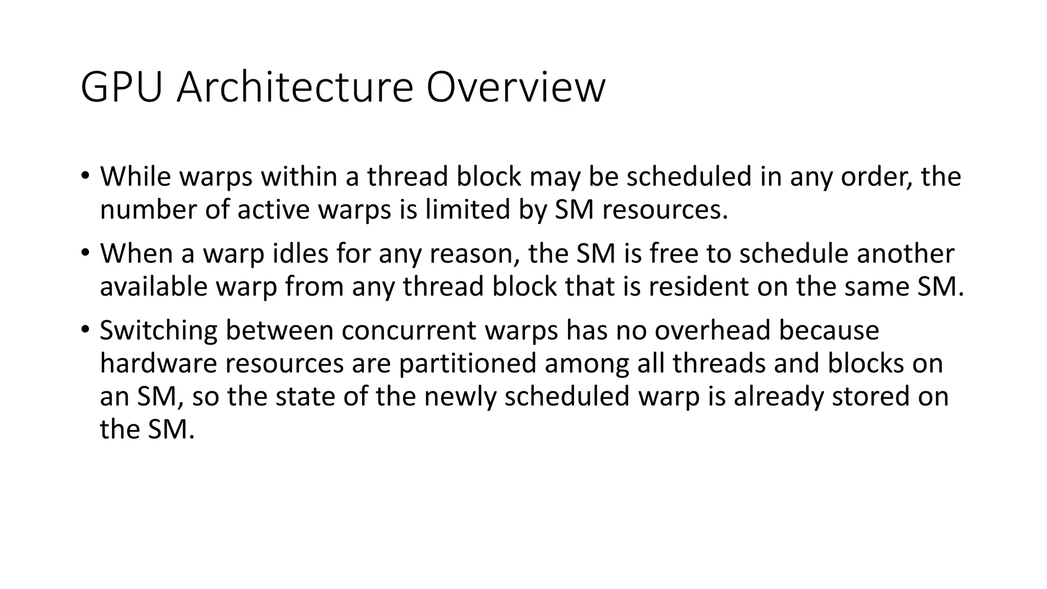 Lecture 7 Cuda Execution Model Pdf