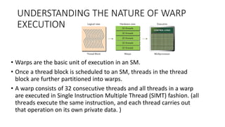 Lecture 7 cuda execution model | PDF