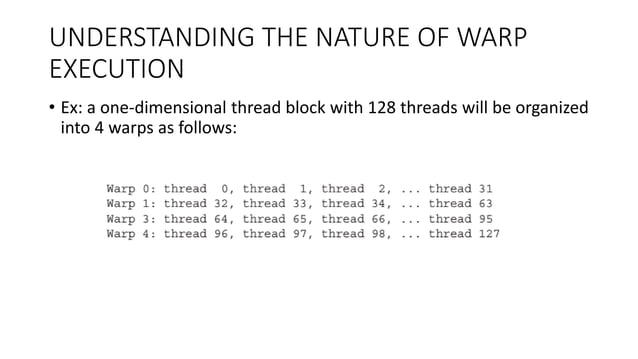Lecture 7 cuda execution model | PDF