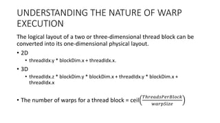 Lecture 7 cuda execution model | PDF