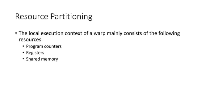 Lecture 7 cuda execution model | PPT