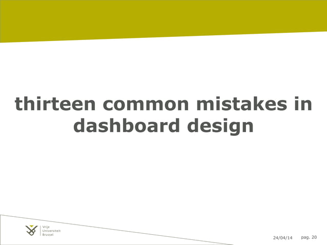 Information visualization: information dashboards | PDF | Technology & Computing