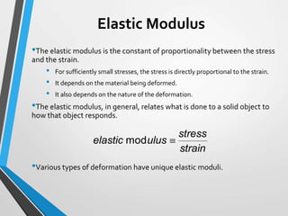Lecture 7-Elasticity-chapter 12.pptx phy | PPTX