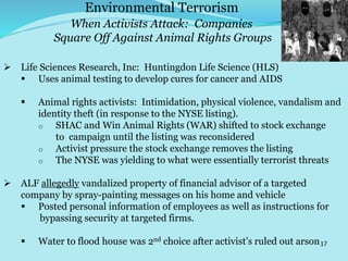 Lecture 7 environmental terrorism | PPTX