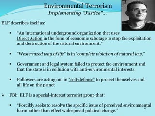 Lecture 7 environmental terrorism | PPTX