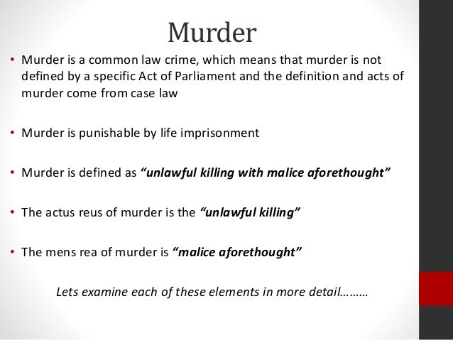 Lecture 7 fatal offences