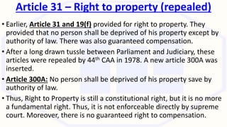 Lecture 7 fundamental rights 2 | PPTX