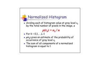 Lecture 7 - Histogram Equalization and Histogram Matching.pdf
