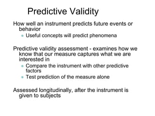 Lecture 7 measurement ii | PPTX