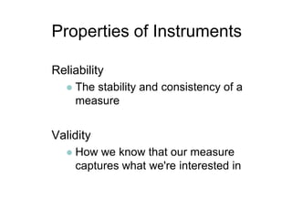Lecture 7 measurement ii | PPTX
