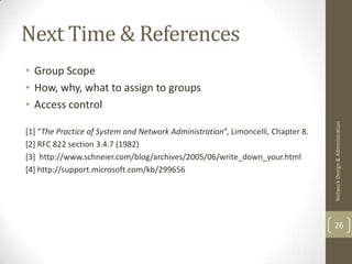 Lecture 7 naming and structuring objects | PPTX