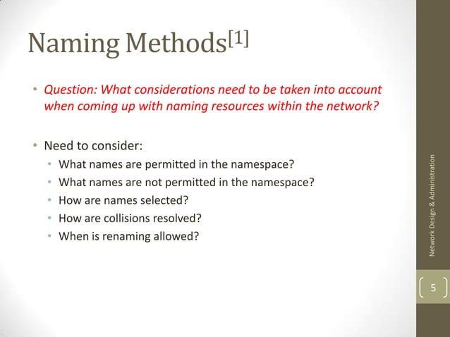 Lecture 7 naming and structuring objects | PPTX