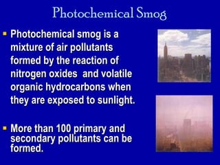 Lecture 7. outdoor air pollution | PDF