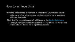 Lecture 7 - Programming Fundamentals.p8ptx | PPTX