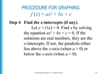 Lecture 7 quadratic equations | PPT