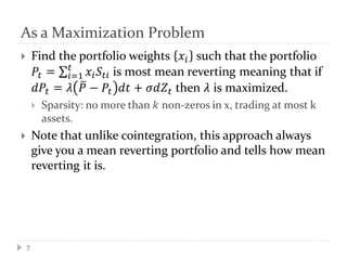Intro to Quant Trading Strategies (Lecture 7 of 10) | PPT