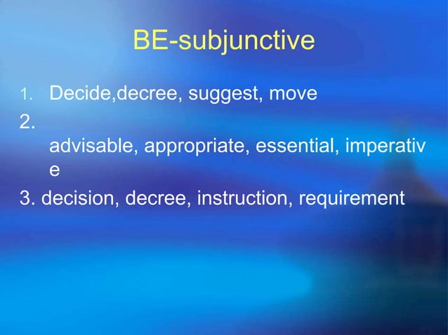 Lecture 7 subjunctive mood | PPTX