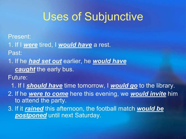 Lecture 7 subjunctive mood | PPTX