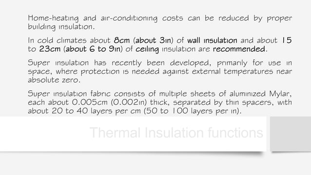 Lecture 7 thermal insulation | PDF