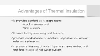 Lecture 7 thermal insulation | PDF