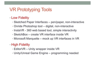 Lecture7 Example VR Applications | PDF