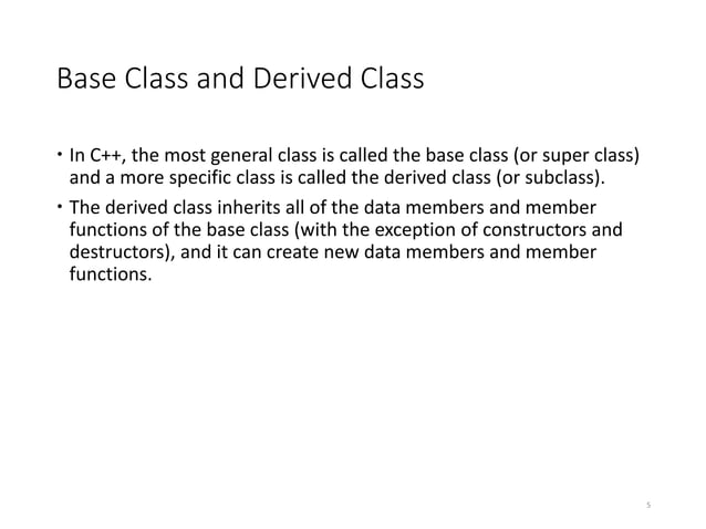 C Programming Public Private Inheritance Ppt 