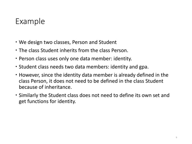 C Programming Public Private Inheritance Ppt 