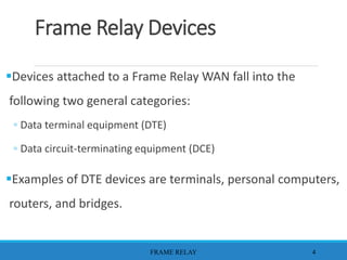 presentation detaillé parfaitement a propos du frameRelay | PPT | Computer Networking | Computing