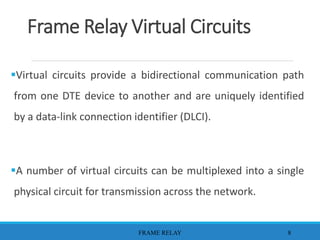 presentation detaillé parfaitement a propos du frameRelay | PPT | Computer Networking | Computing