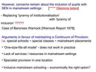 Inclusion ,societal & whole-school issues | PPT