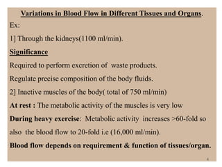 Lecture 78 control of blood flow2020 | PDF