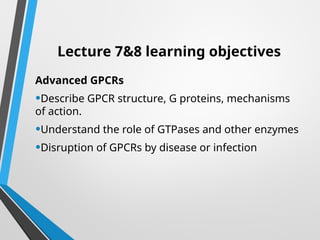 Second year college lecture on GPCRs.ppt