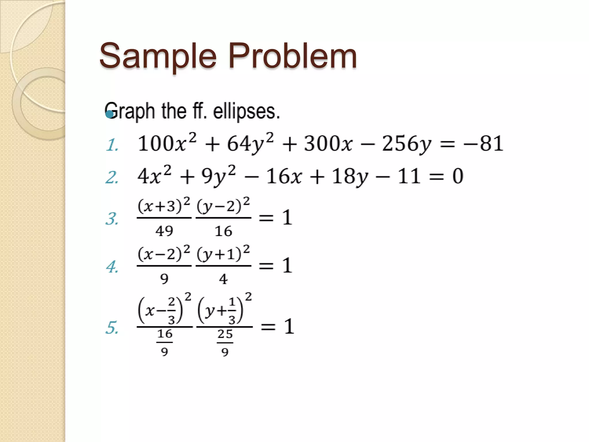 Lecture #7 analytic geometry | PPTX