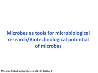 Lecture 7 and 8 microbial_sem_6_20180307 | PPT